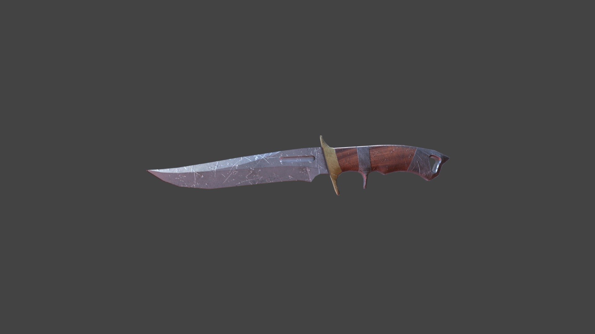 combat knife - 3D model by Igor.Belloto [24793ee] - Sketchfab