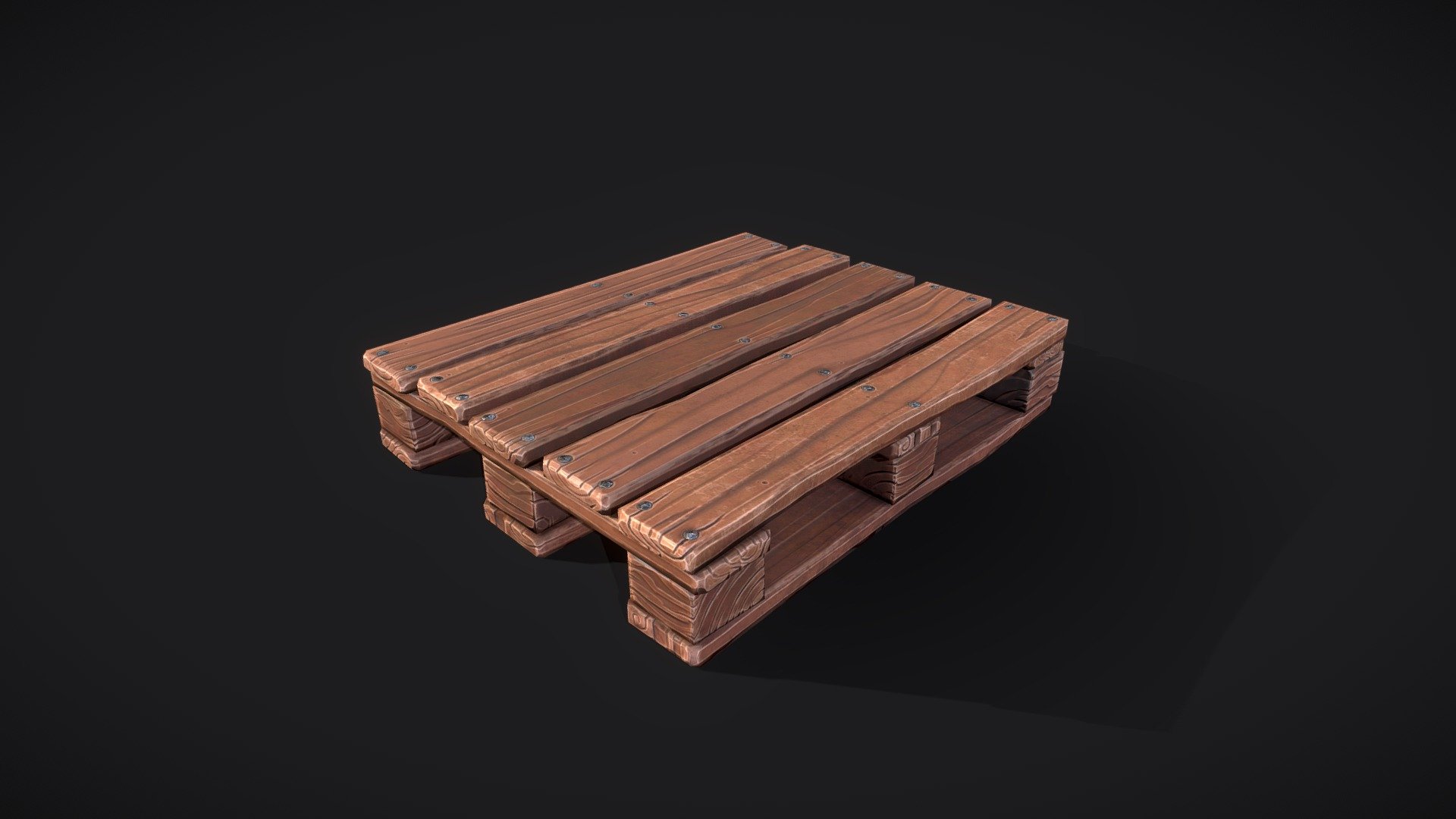 Wooden stylized pallet - Download Free 3D model by Enkarra [247c0bc ...