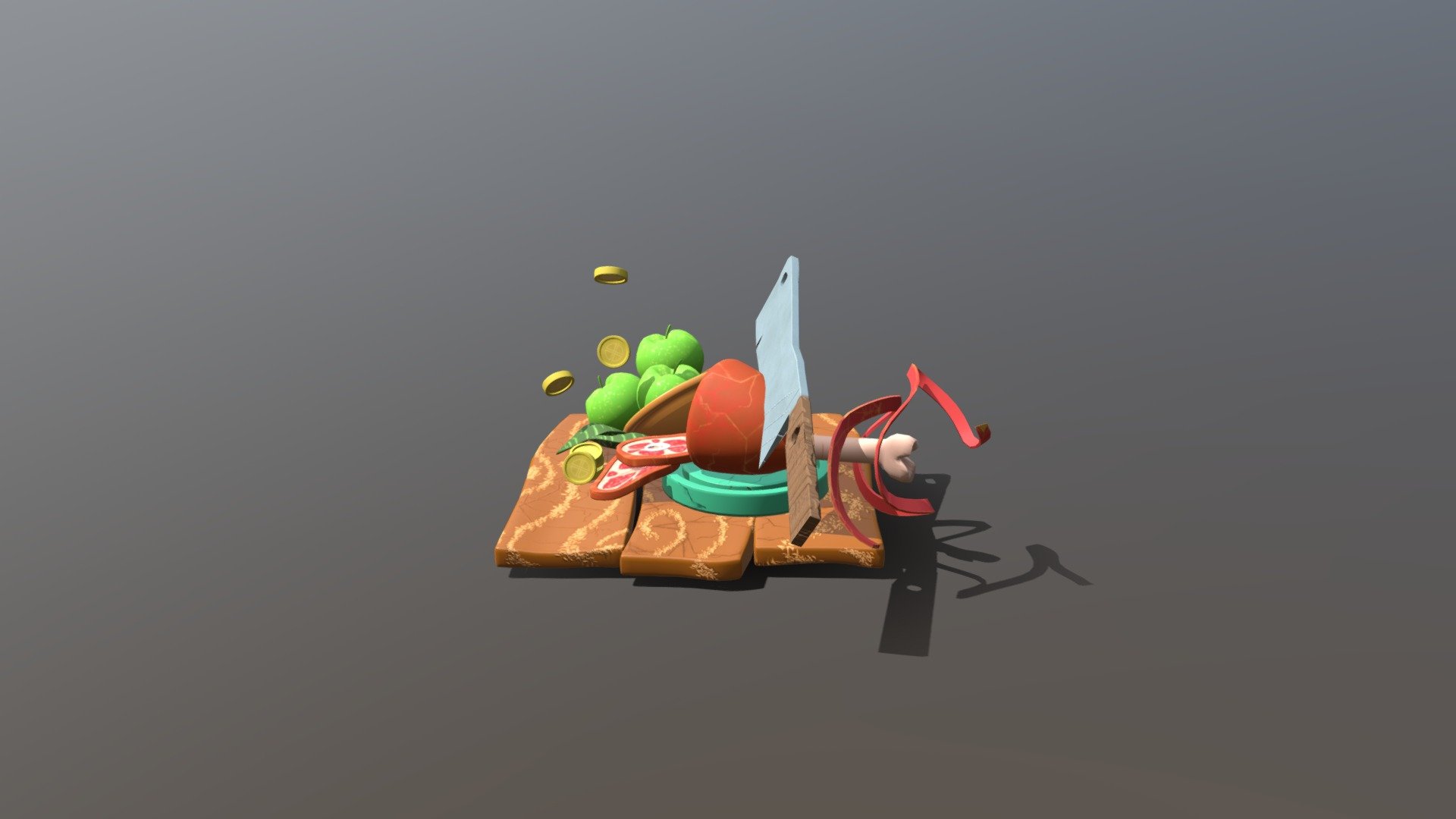 Stylized meat - Download Free 3D model by artistmahi_64 [247c0df] - Sketchfab