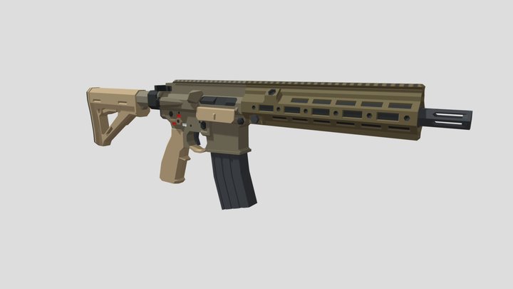 Hk416 3D models - Sketchfab