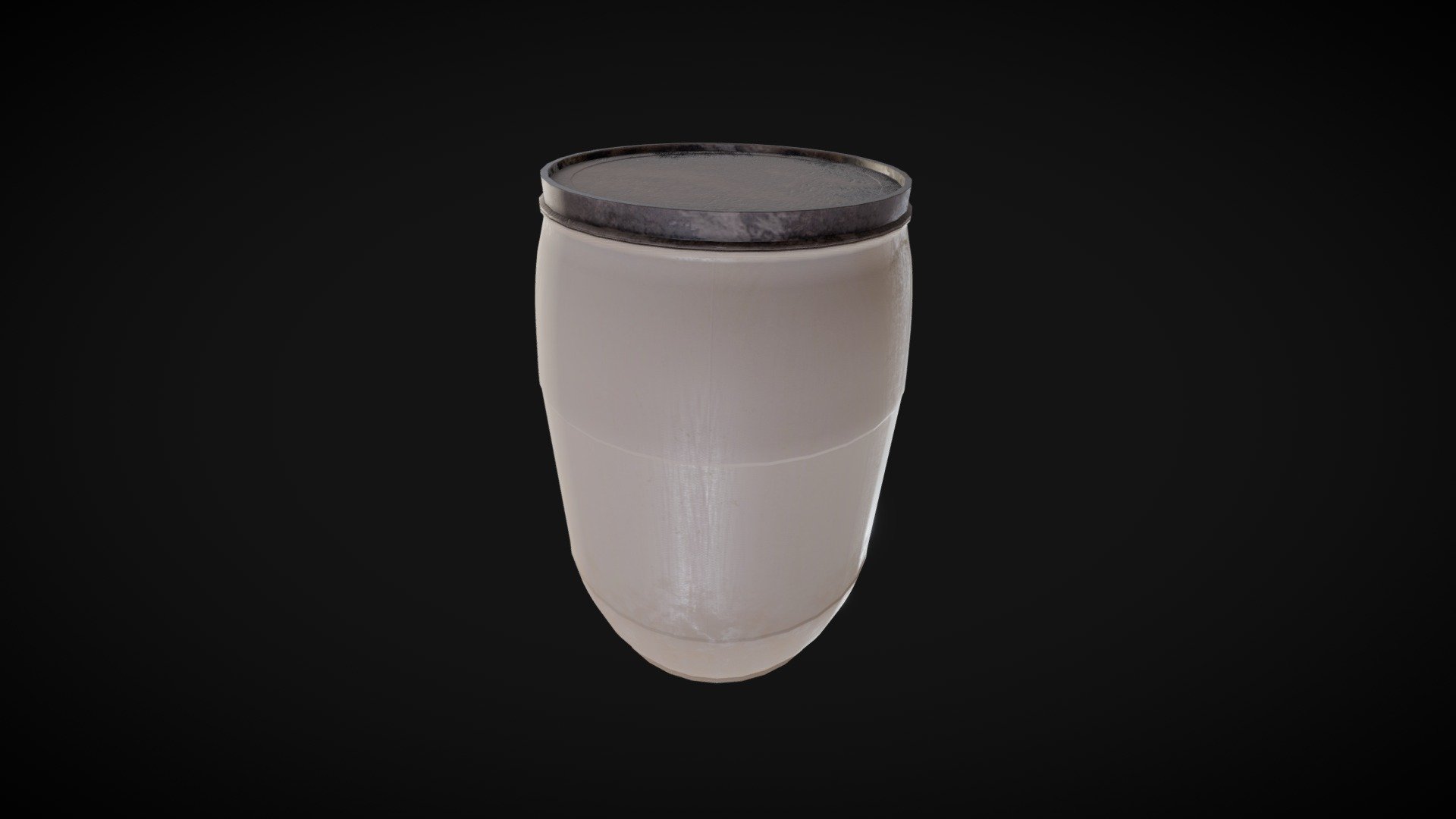Grungy Water Barrel - Download Free 3D model by Sandra Stargardter ...