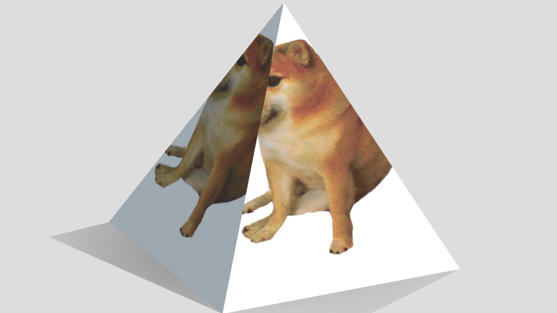 cheems triangle - 3D model by alpido69 (@alpidonotgay) [2481352 ...