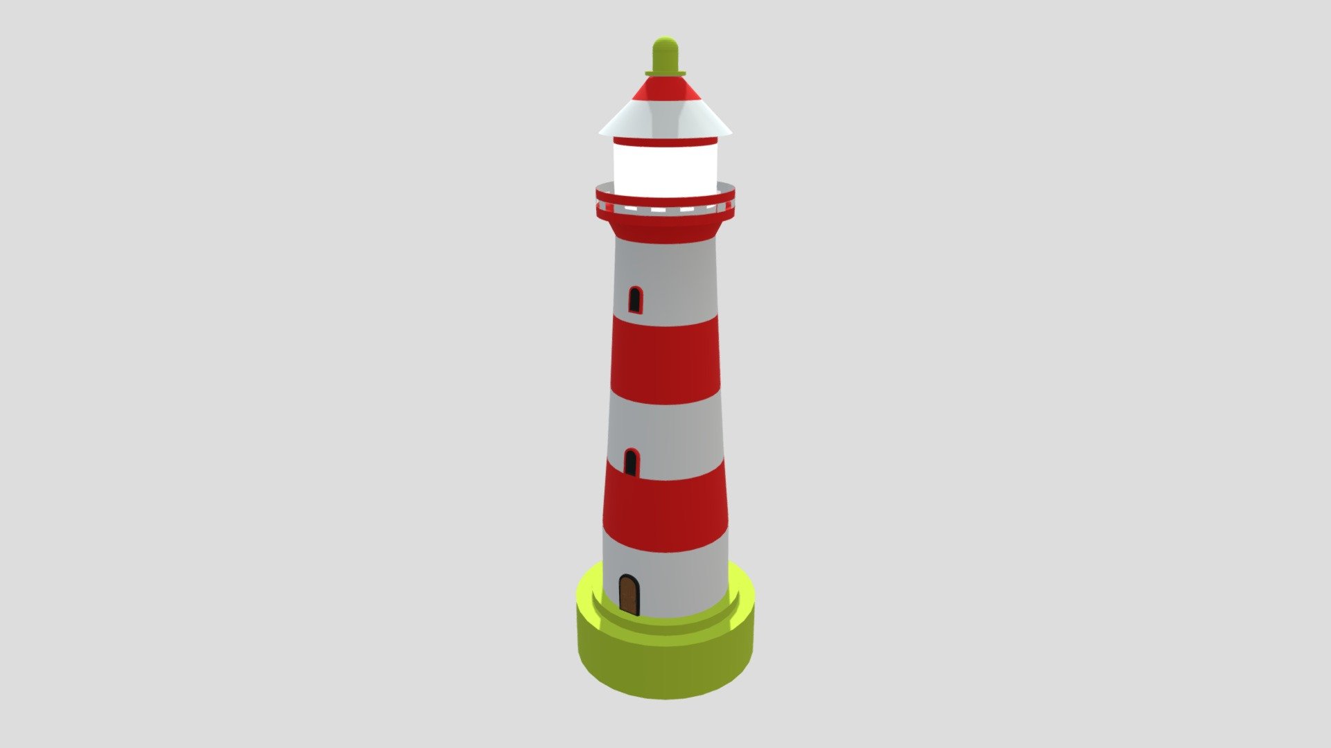 Fall Guys Lighthouse - Download Free 3D model by KDS Development ...