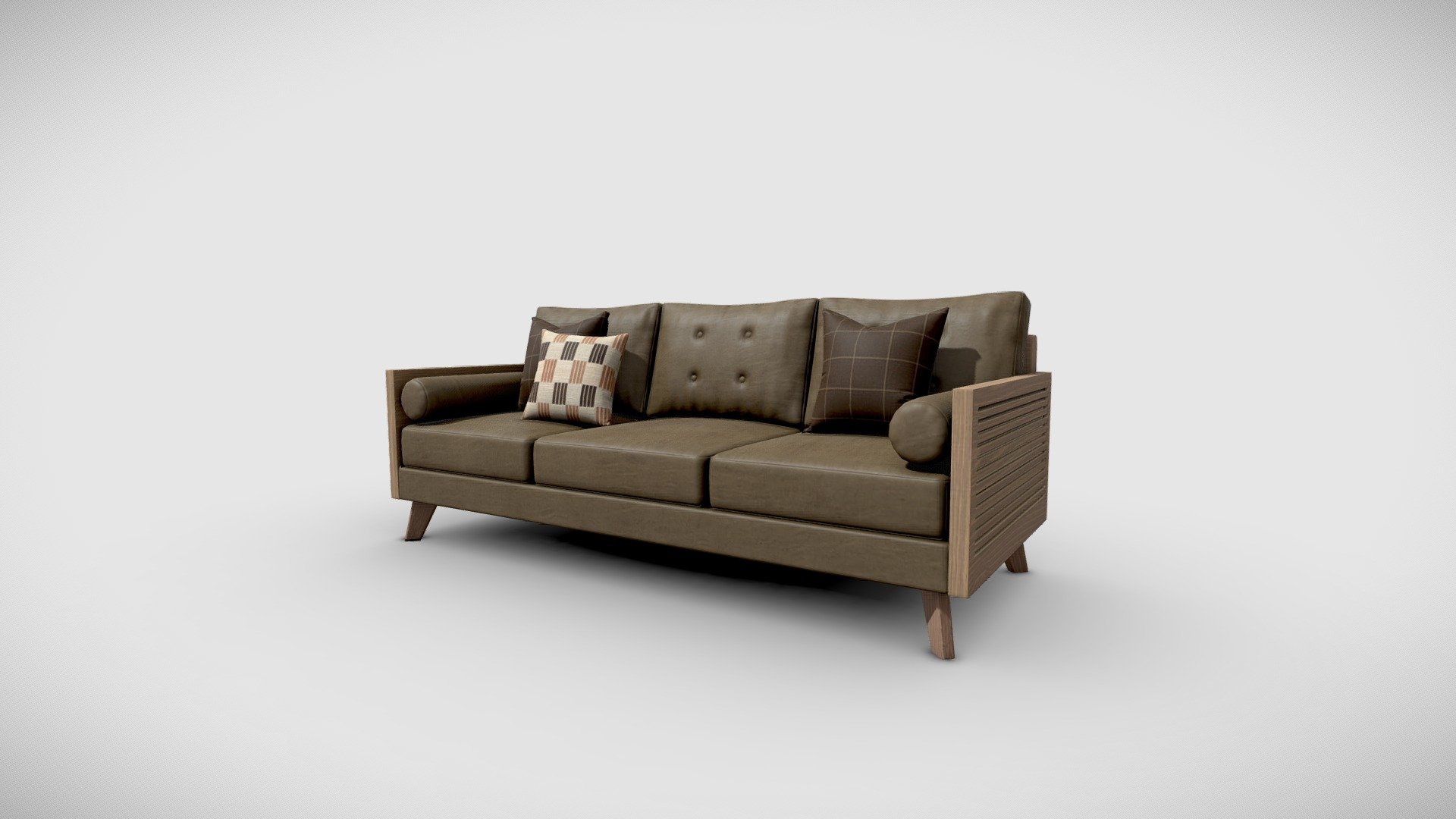 Styled Sofa - 3D model by raimisfx [2481e4e] - Sketchfab