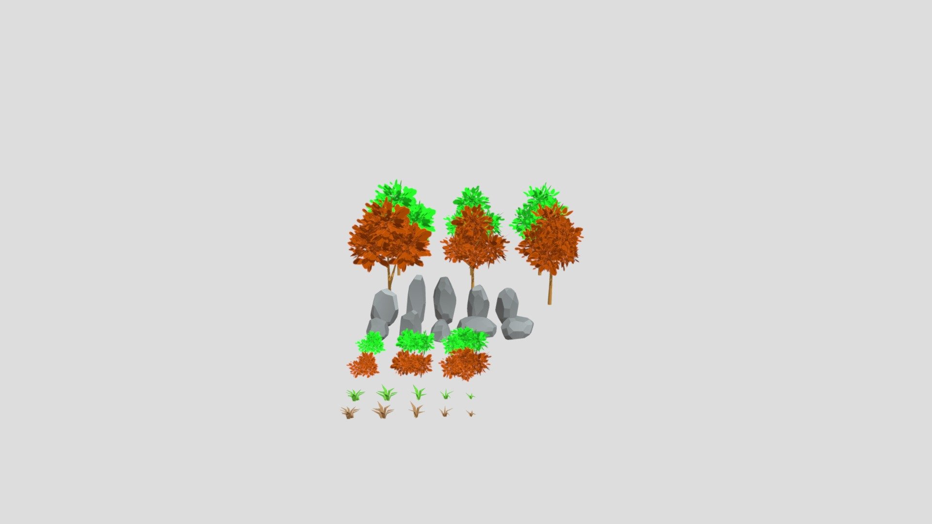 Trees and Rocks - 3D model by Marco_409 [248419f] - Sketchfab