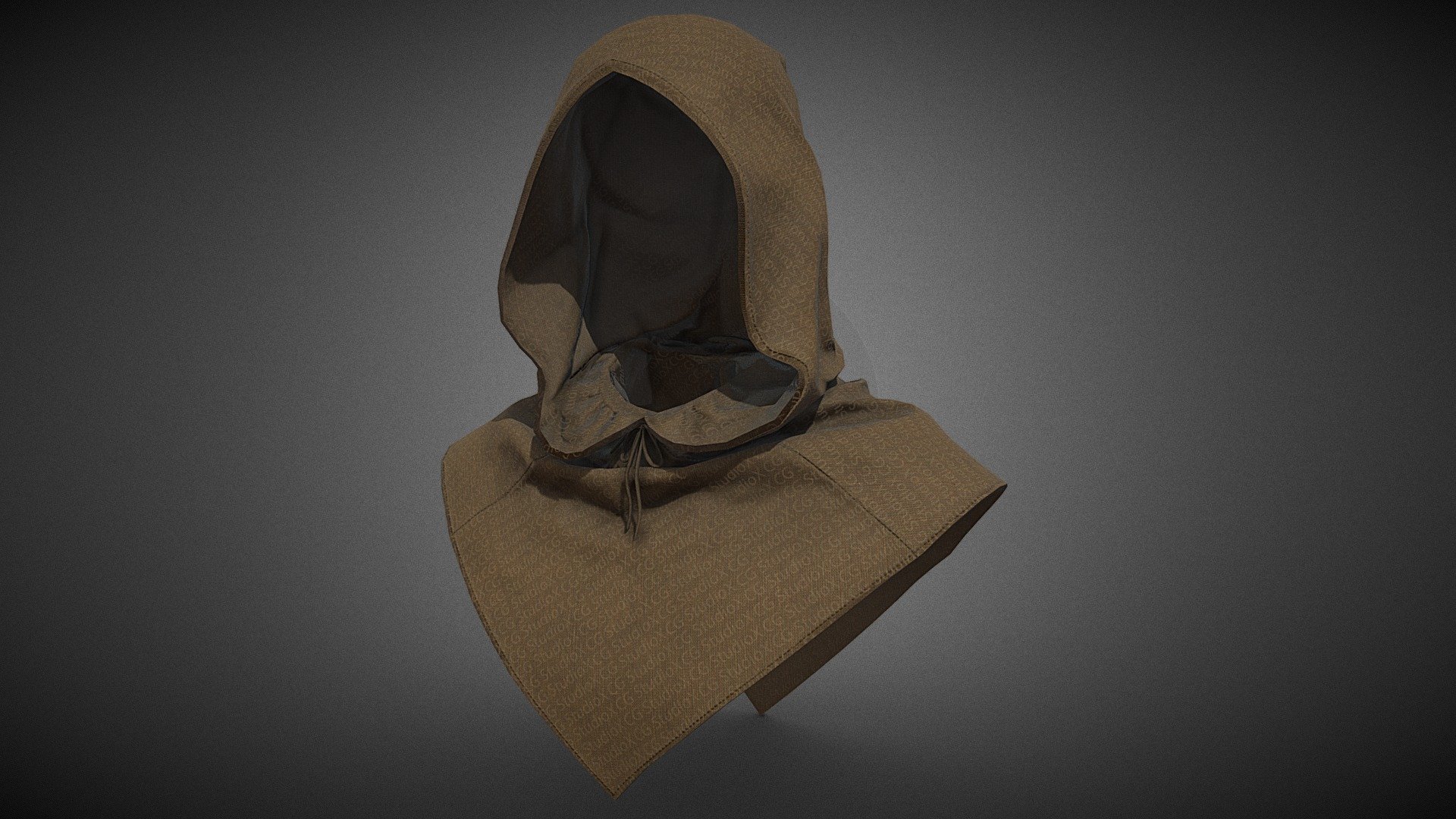 Brown Medieval Hood - Buy Royalty Free 3D model by CG StudioX (@CG ...