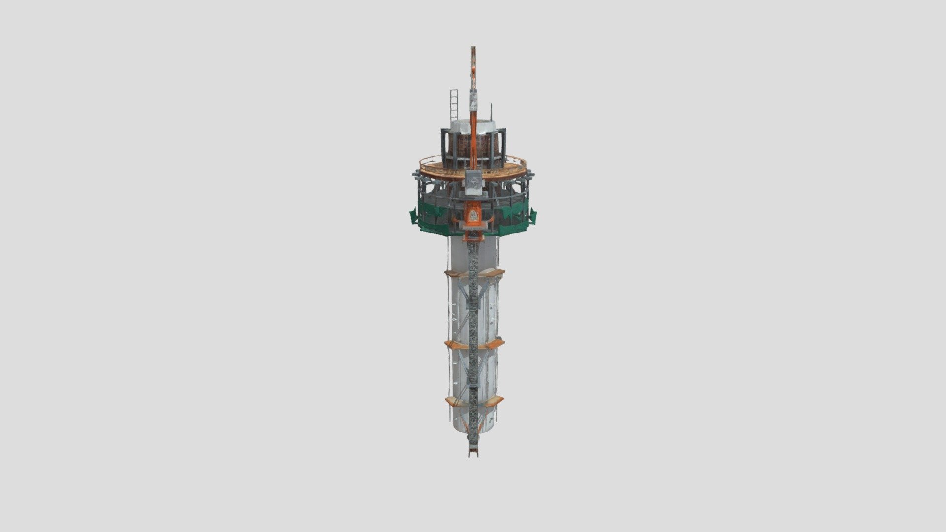 Slip Form Tower 3D Model - 3D model by JLL02 [248c051] - Sketchfab
