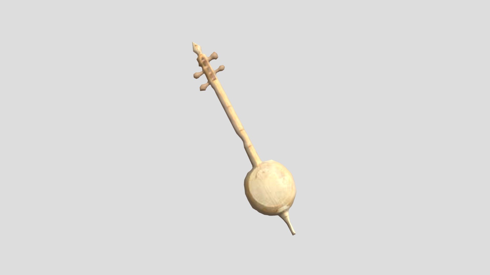 Rebab - Alat Musik Tradisional Jawa Barat - 3D model by ...