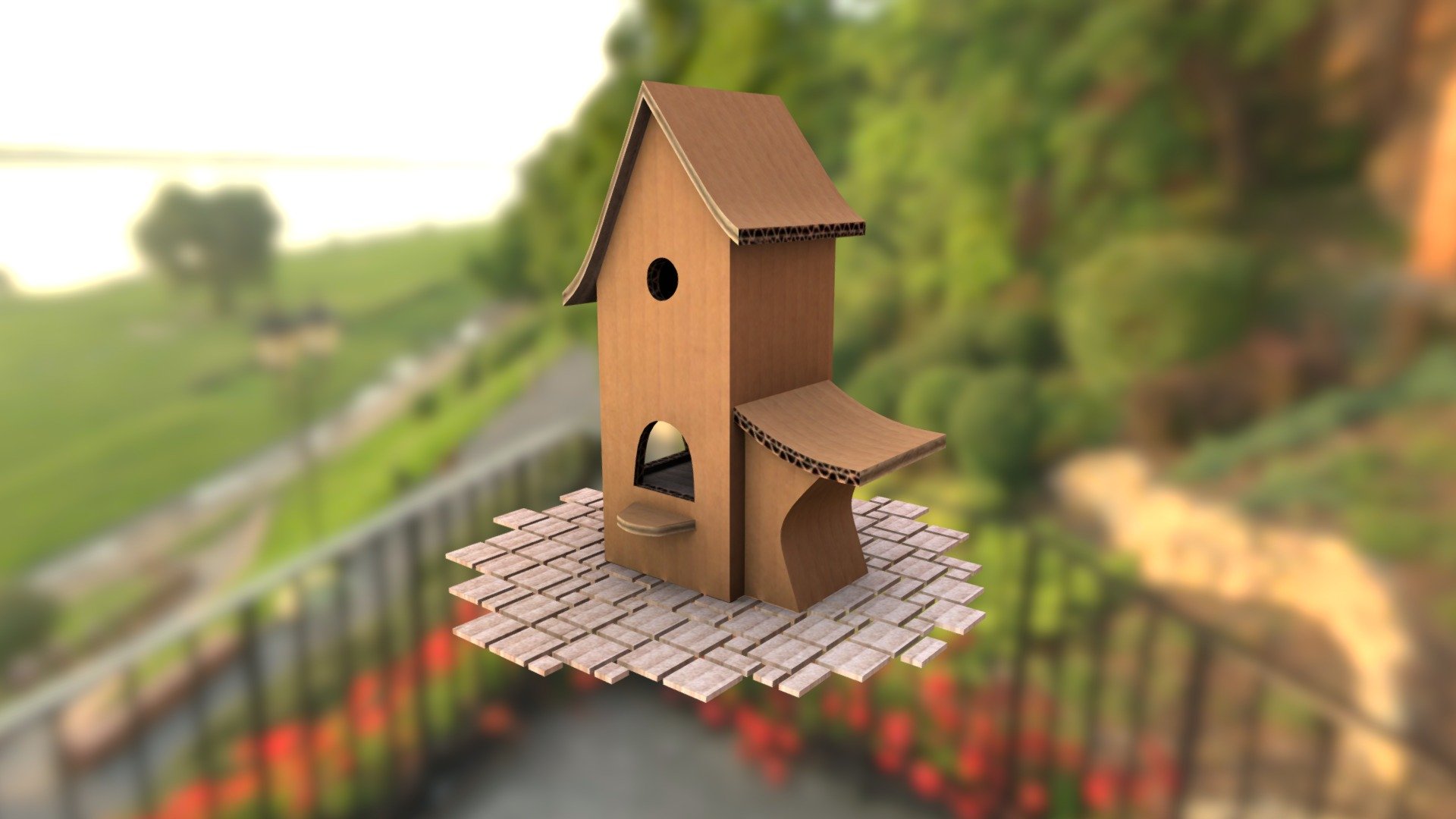 Bird-house - 3D model by majolo [24901d3] - Sketchfab