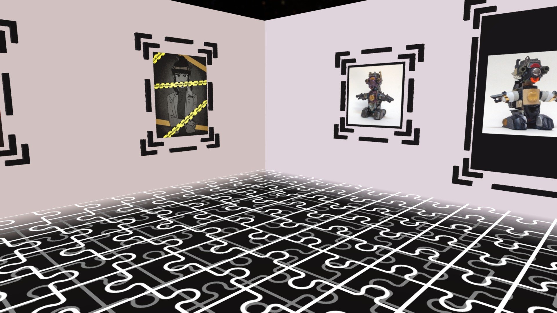 Cyber World Gallery - 3D model by Benji Hanon (@BenjaminHanon) [2490283 ...