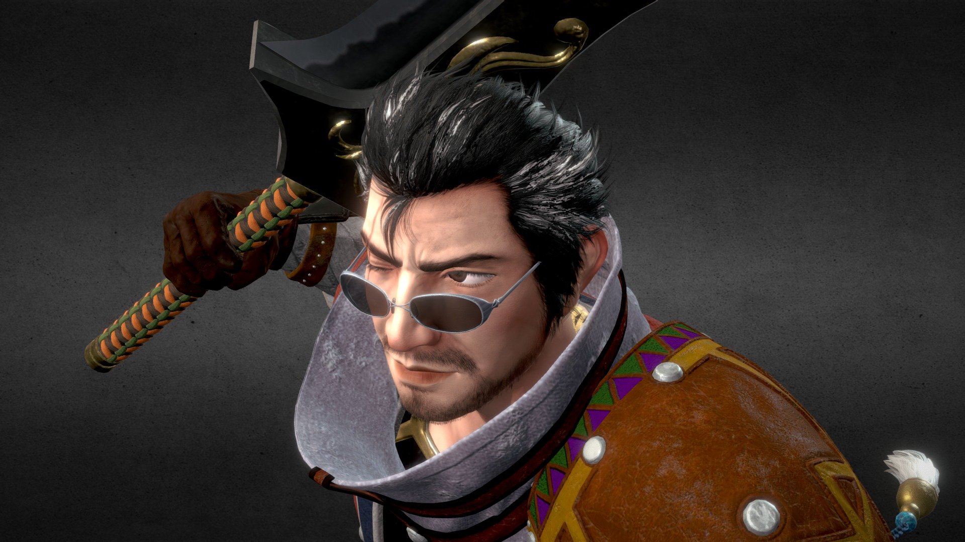 Auron (Color ver) - 3D model by yuzutarou (@yuzuponponpon) [2491d44 ...