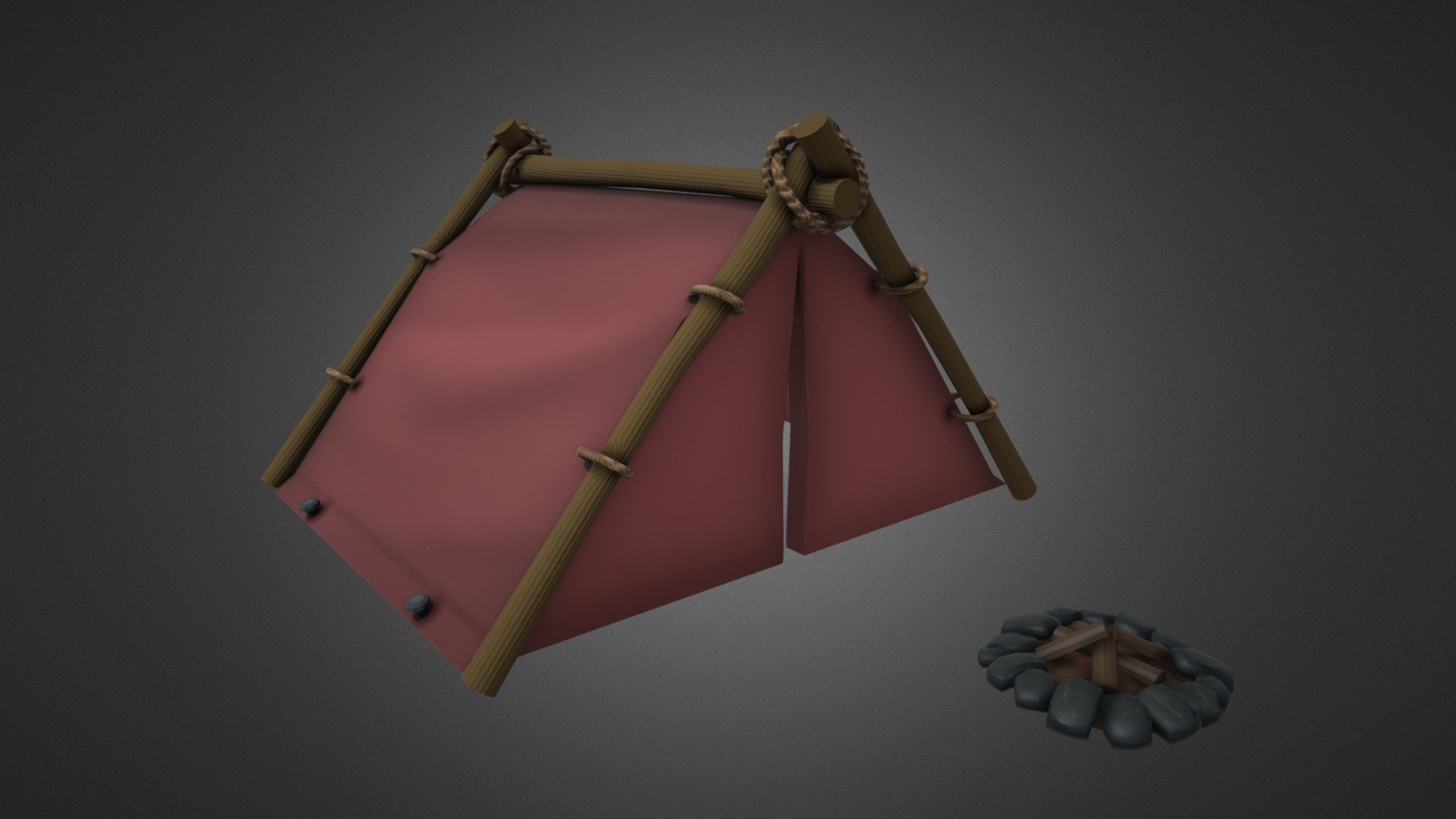Small Camp - 3D model by KrisG (@KrisWT) [24929d7] - Sketchfab