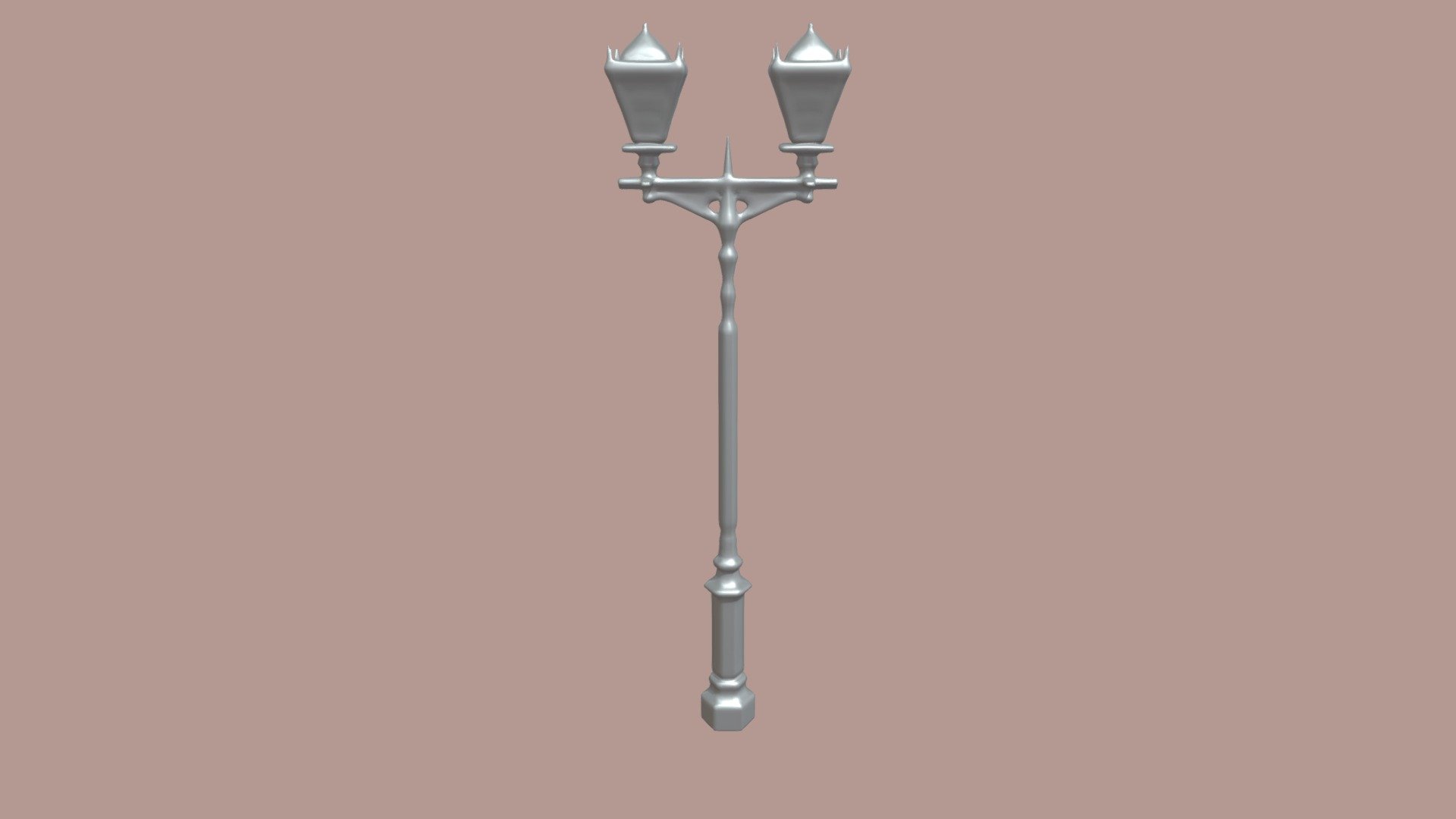 Elegant Victorian-style street lamp - 3D model by lebedevdmitrij970 ...