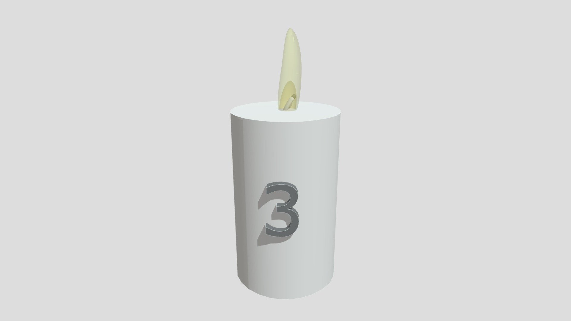candle 3 by Caroline - Download Free 3D model by CarolineNing [2495e9e ...