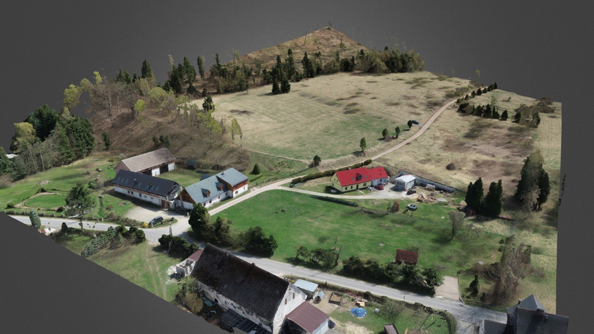 Countryside Plot with Scenic Mountain Views - Download Free 3D model by ...