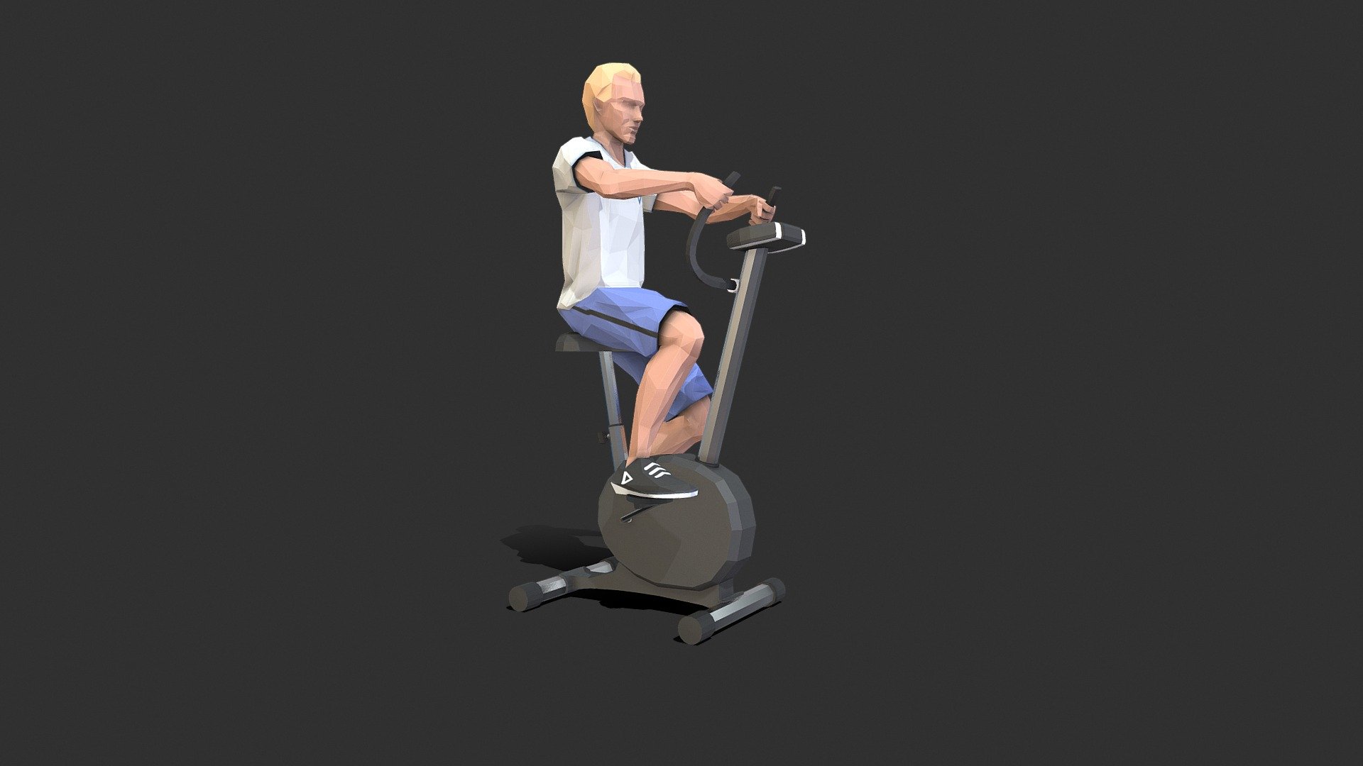 Bicycle Exercise - Buy Royalty Free 3D model by danielmikulik [249cdd6 ...