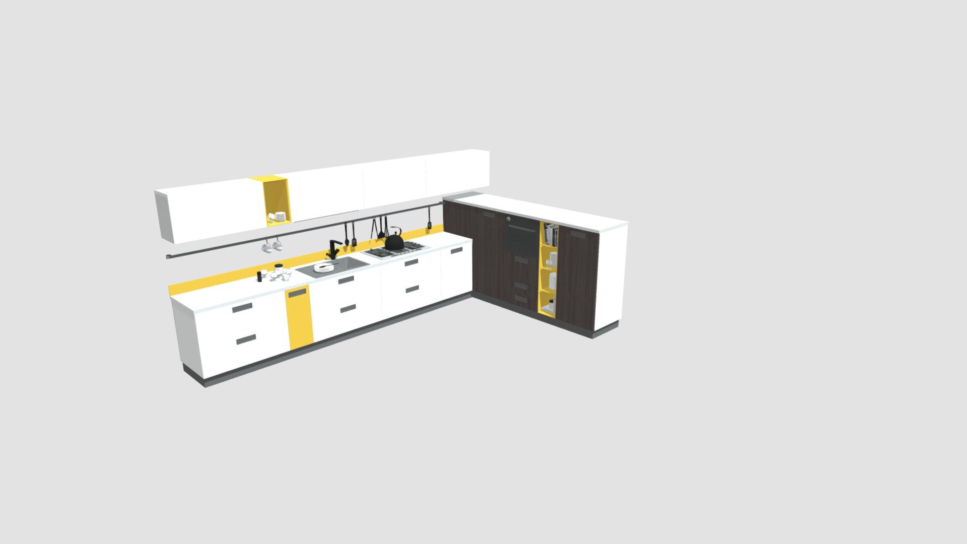 kitchen - Buy Royalty Free 3D model by Evermotion [249d042] - Sketchfab ...