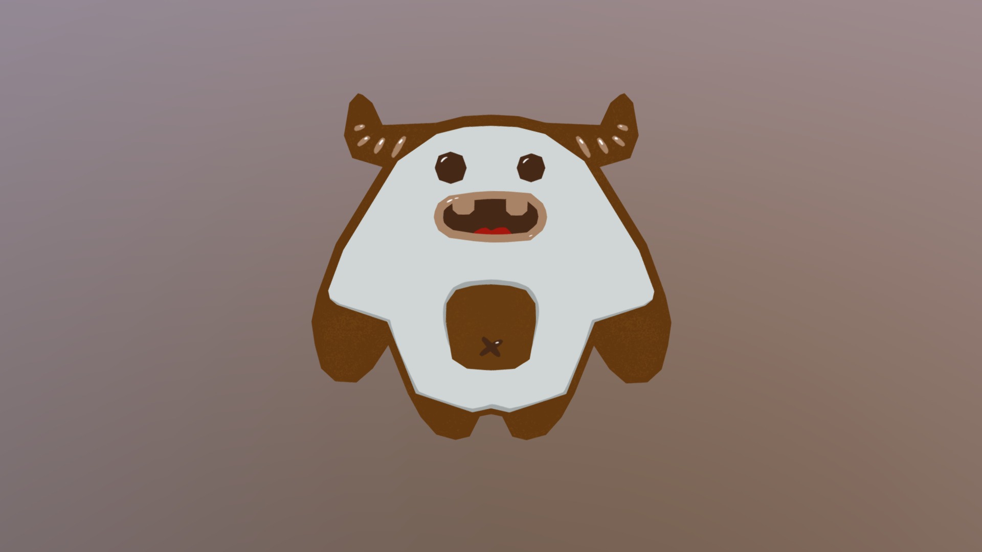 Ginger Cookie Yeti - 3D model by Ceruleum [249e517] - Sketchfab