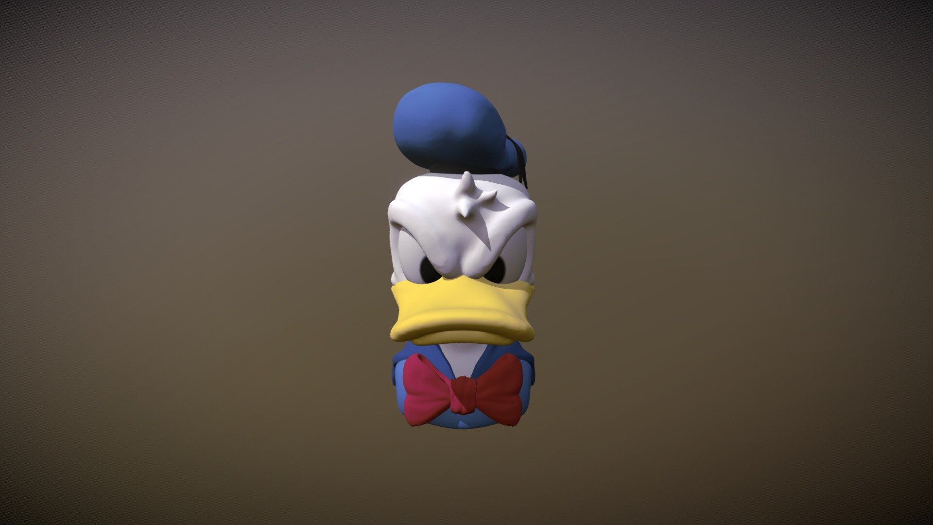 Donald Duck - Speed Sculpt - 3D model by ARipado 3D (@aripado3D ...