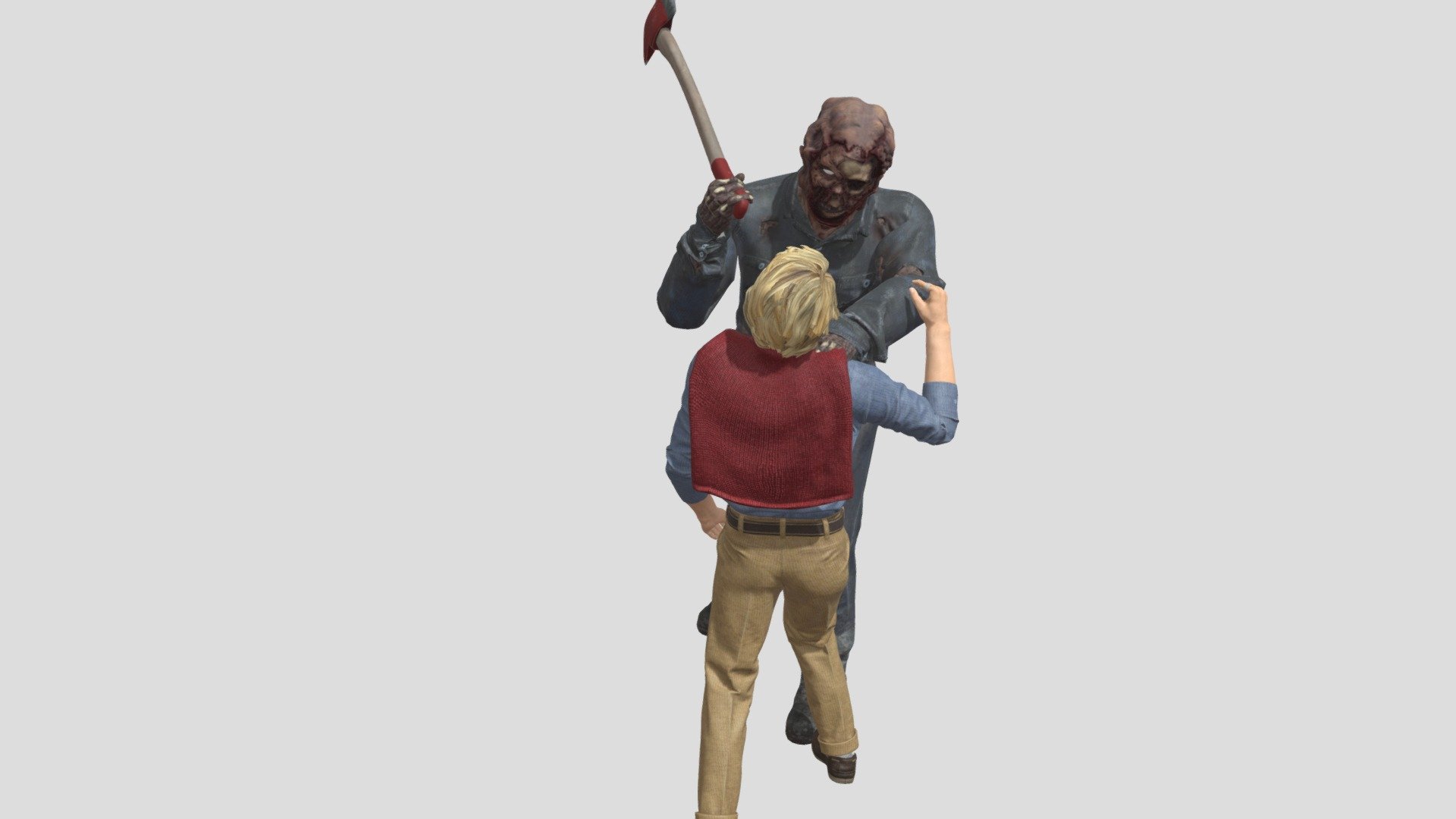 Jason Voorhees Fireaxe Head Stunchop Animation - Download Free 3D model ...
