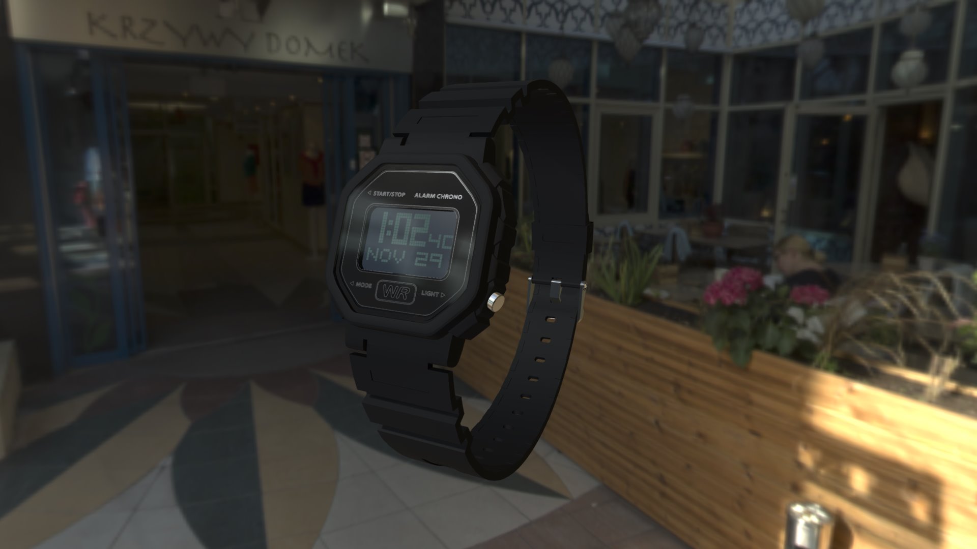 Digital Watch Animated - 3D model by Jean-Luc (@Ruslan_Kokarev ...