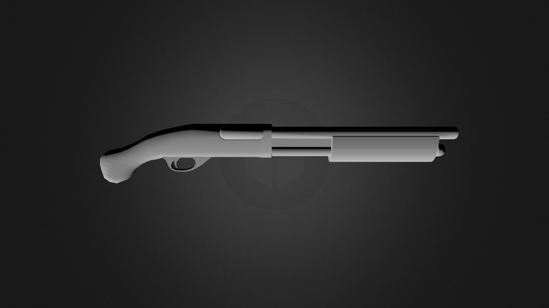 Low Poly Shotgun - 3D model by loic.pinsard [24a003f] - Sketchfab