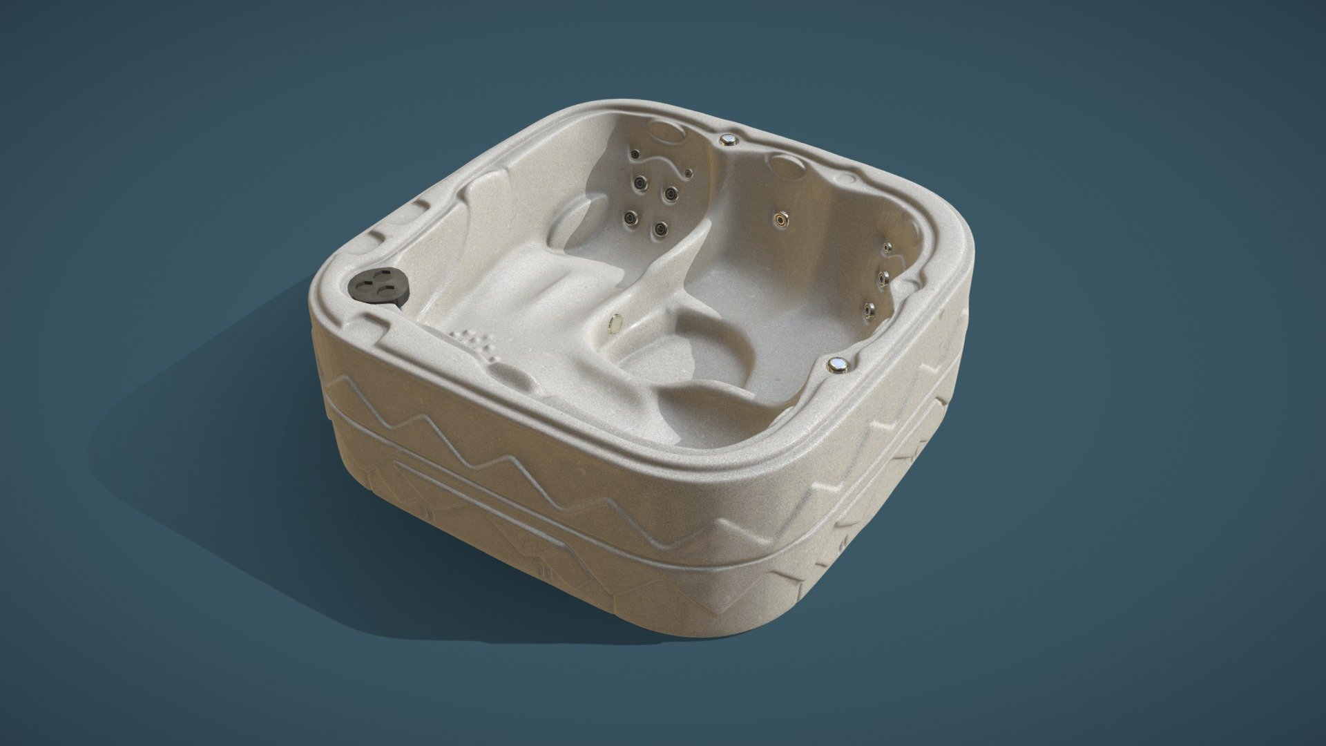 Jacuzzi - 3D model by Voisnik [24a0641] - Sketchfab