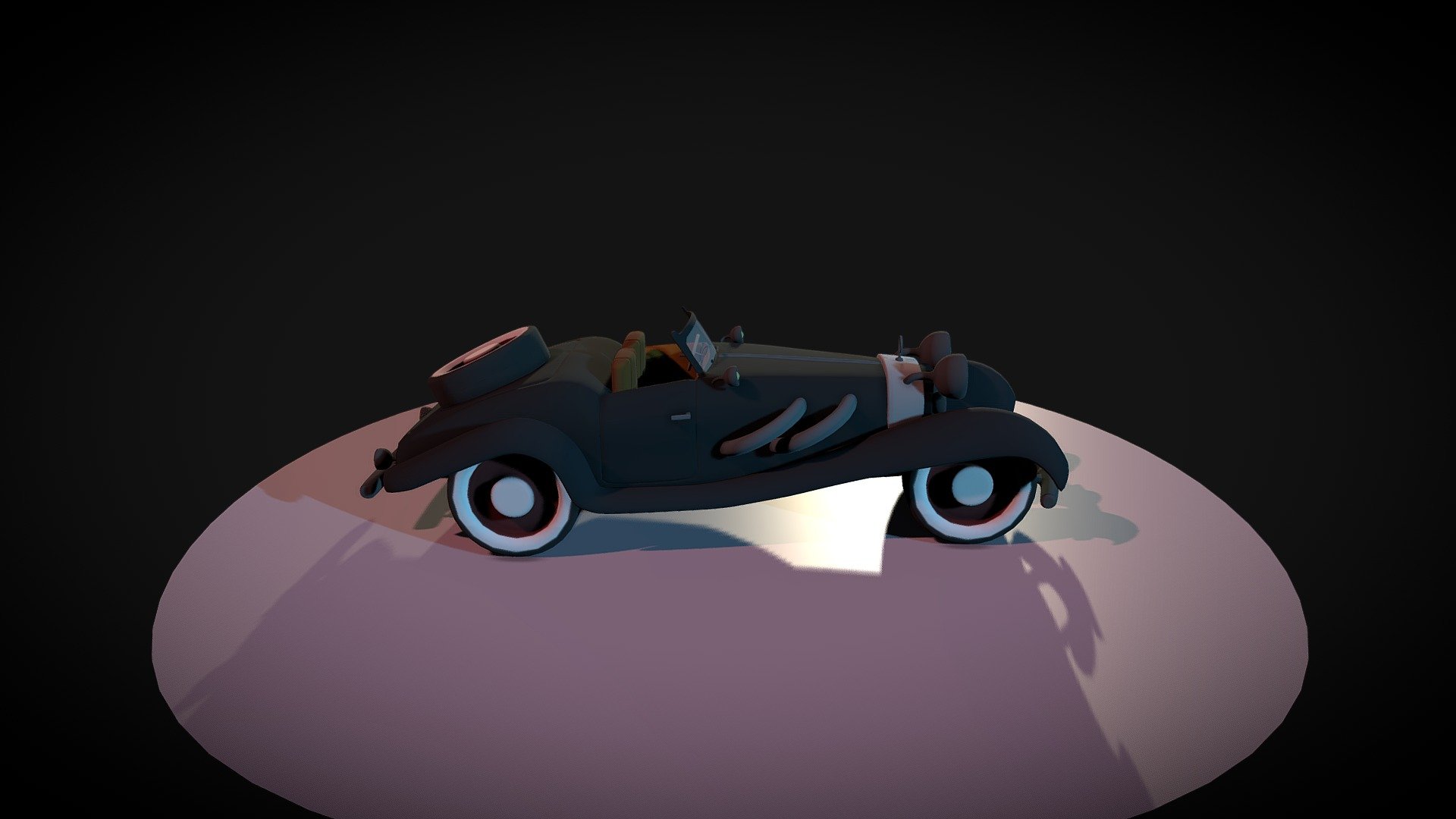 Cartoon Car - 3D model by Juan3Dart [24a1300] - Sketchfab