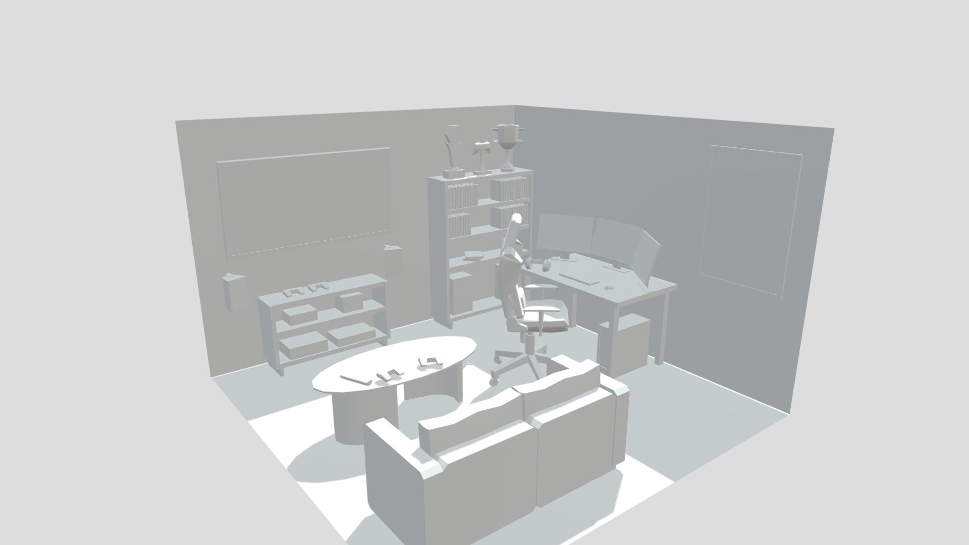 Gamer Cave - 3D model by ashlett [24a2175] - Sketchfab