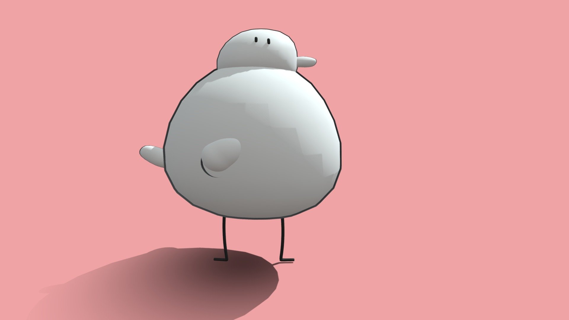 Kéké cute chicken - Download Free 3D model by alfance [24a26d3] - Sketchfab