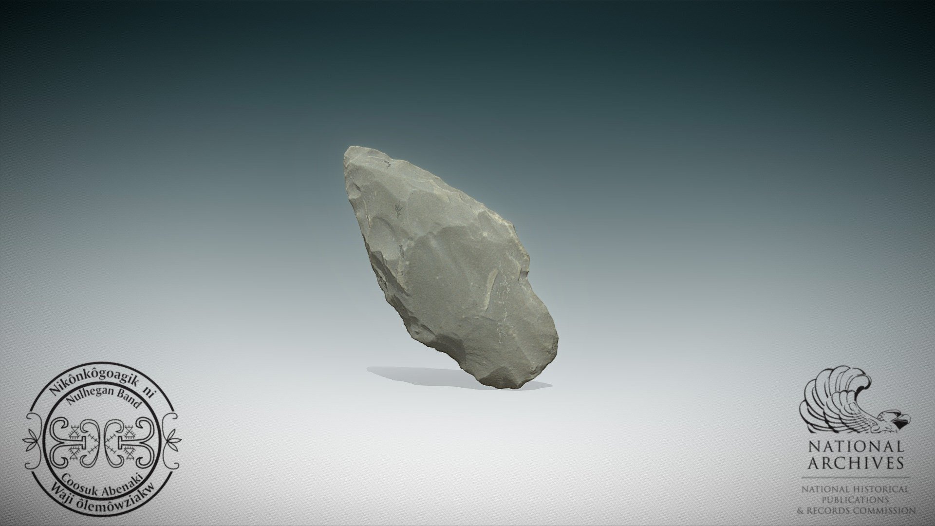 Adena Point, Wyandotte Chert, 5 - 3D model by Abenaki Helping Abenaki ...