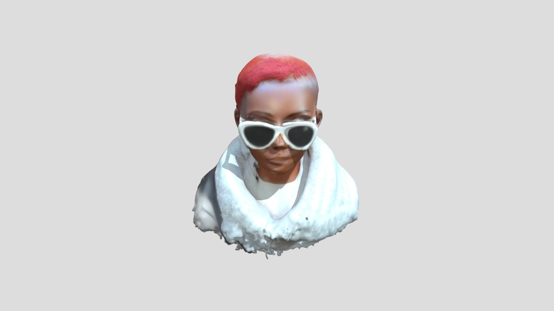 Stylish Scarf in the Outdoors - 3D model by uzimaumeme [24a3f68 ...