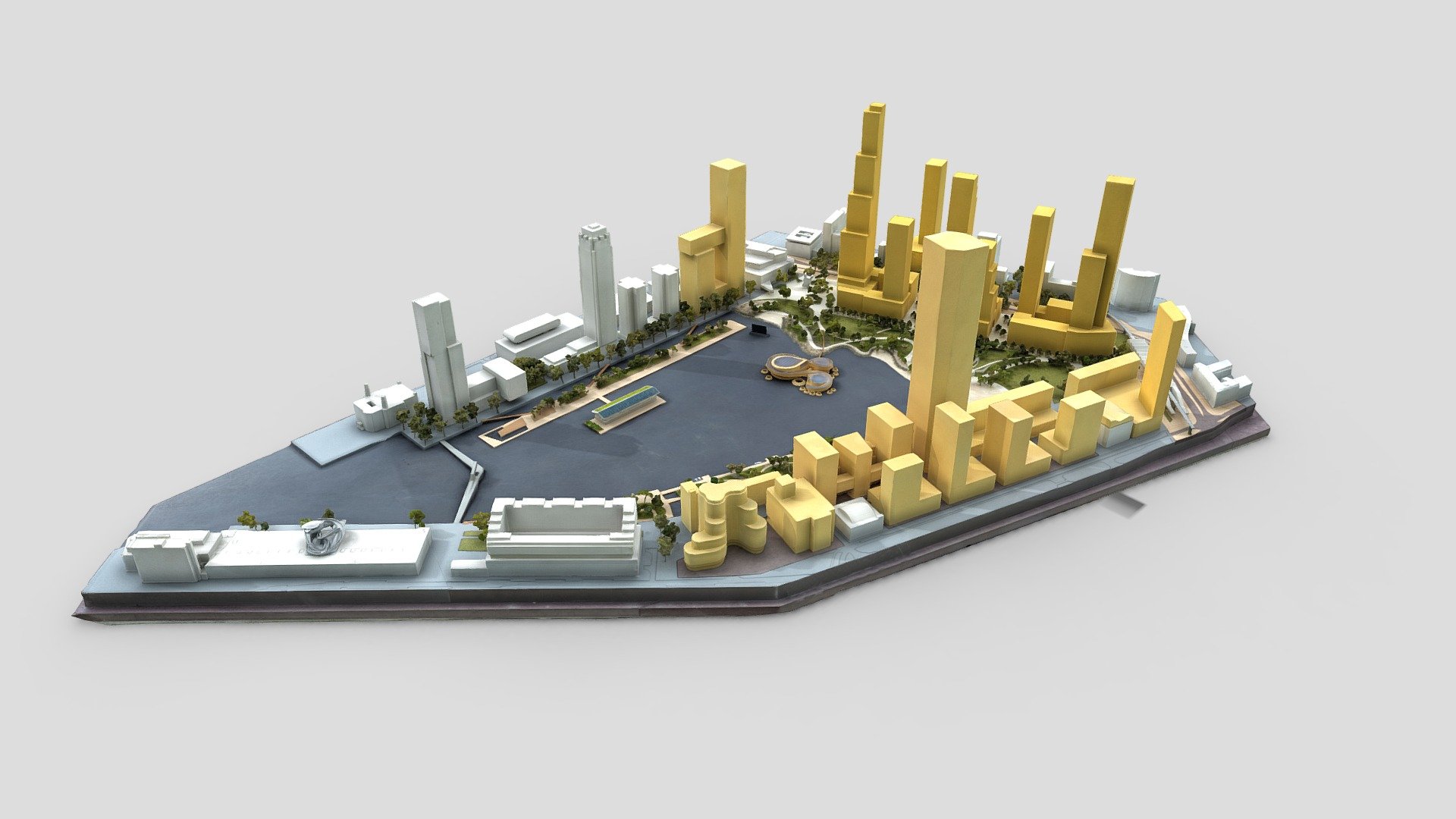 Scale Model "Rijnhaven" - Rotterdam, NL - 3D model by 360Fabriek ...