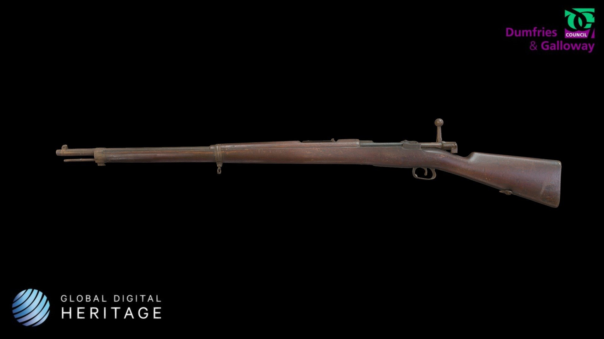 Mauser Bolt Action Rifle 1 - Download Free 3D model by Global Digital ...