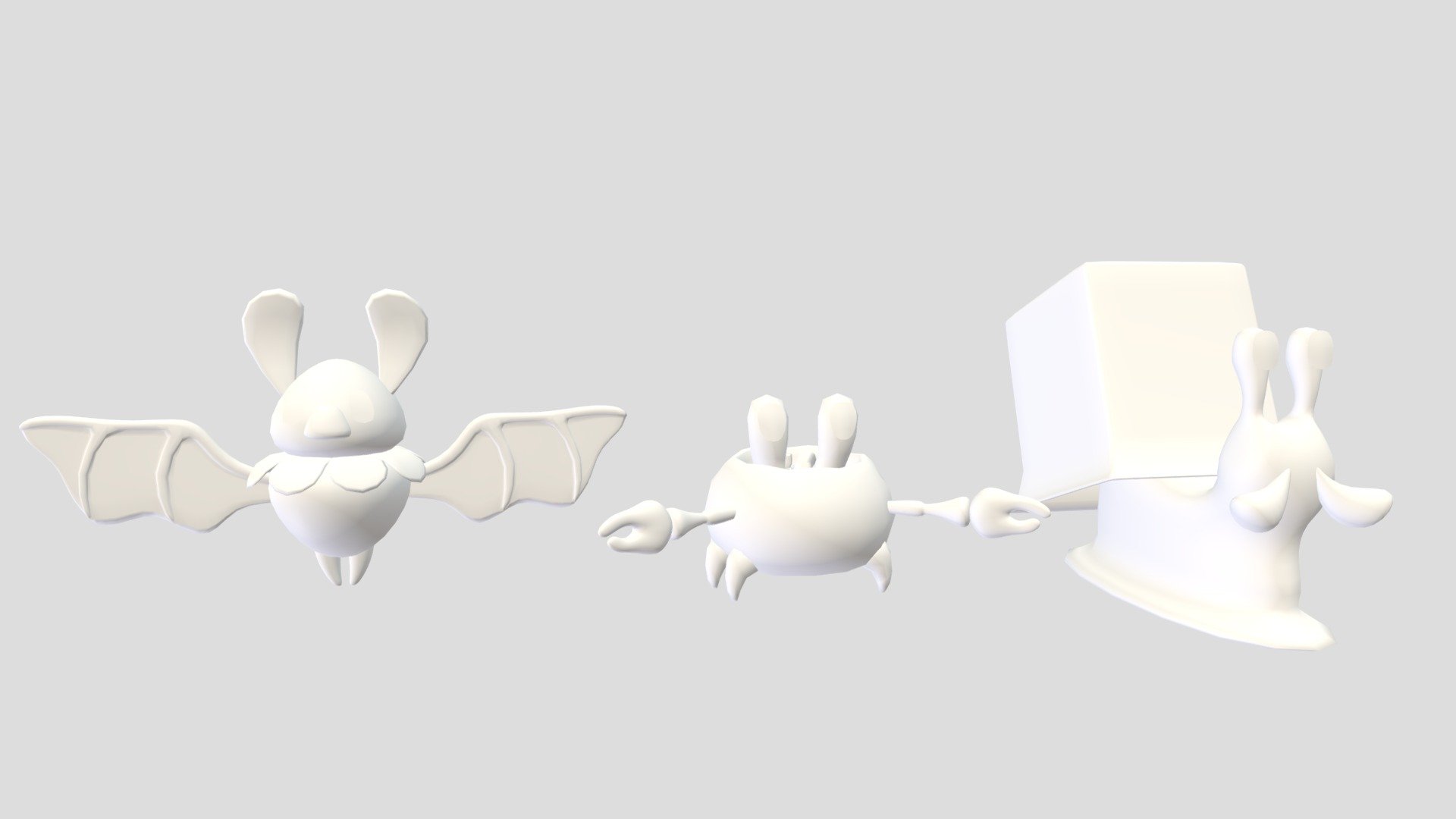 Enemy Characters: Base Models - Download Free 3D model by aaleaf_aart ...