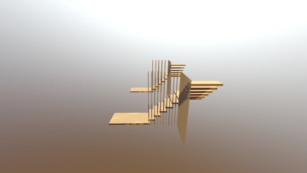 Stairs - 3D model by Skypickle [24a9688] - Sketchfab