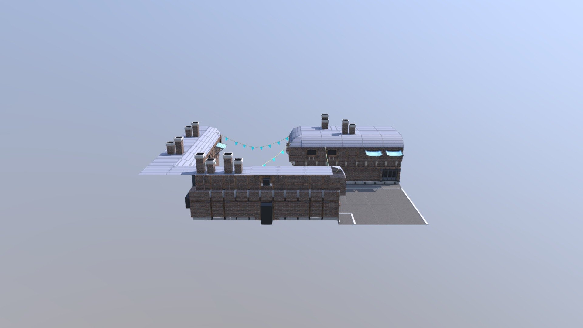 Rustic Town Assembled - 3D model by cosmon [24ab87c] - Sketchfab