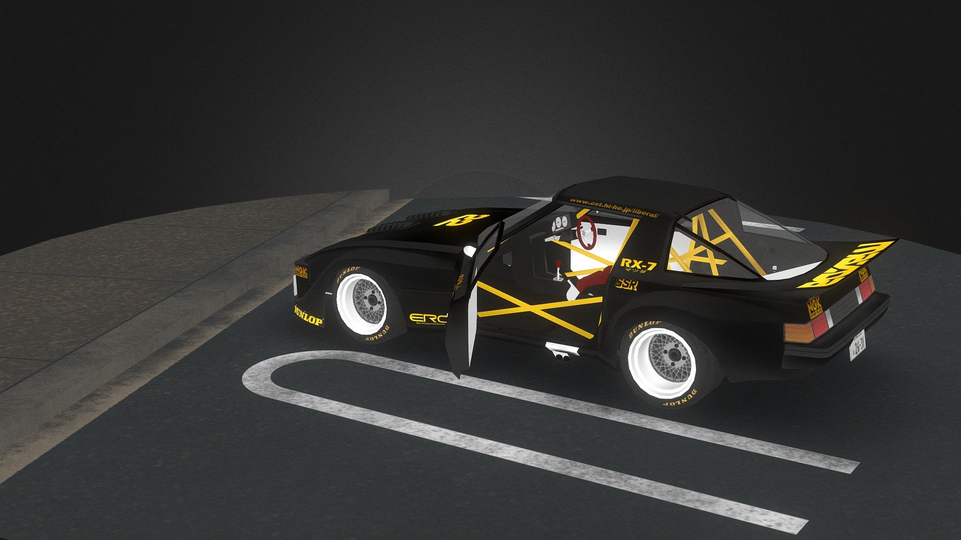 RX-7 SA22C IMSA - 3D model by nikki_st [24ac190] - Sketchfab