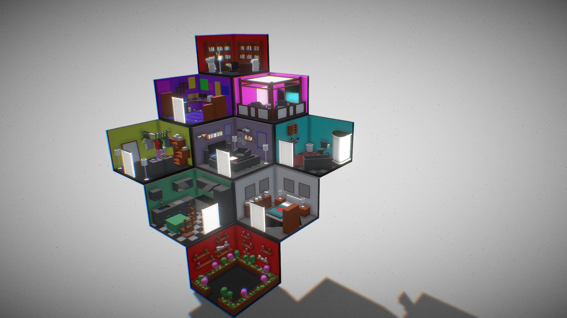 Modular Rooms - Download Free 3D model by AdriGg08 ...