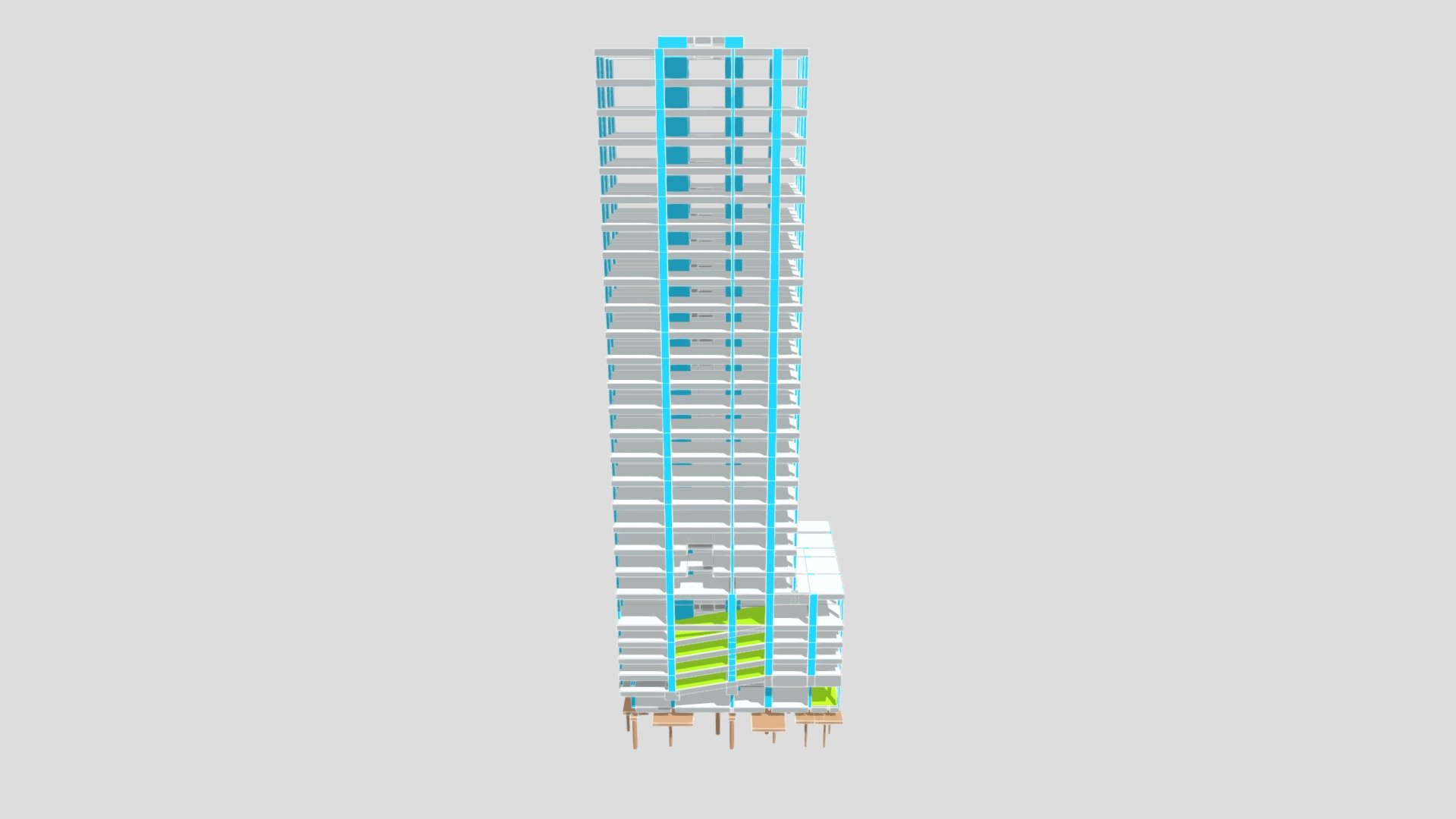 Est. C.A. - BSX I - 3D model by Potter & Tagliari Engenharia LTDA ...