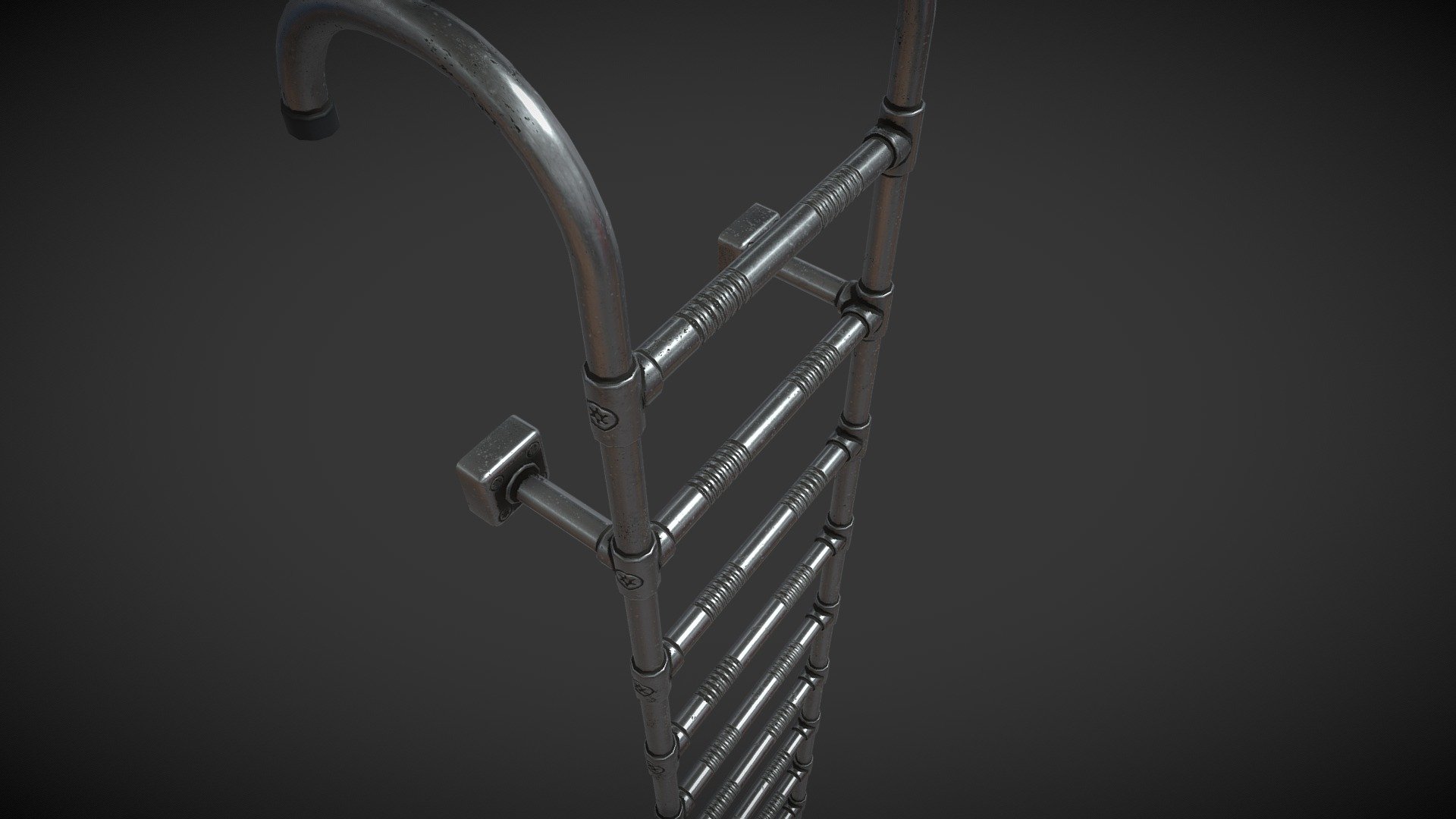 Ladder metallic 370 cm - 6MB - Download Free 3D model by Mehdi ...
