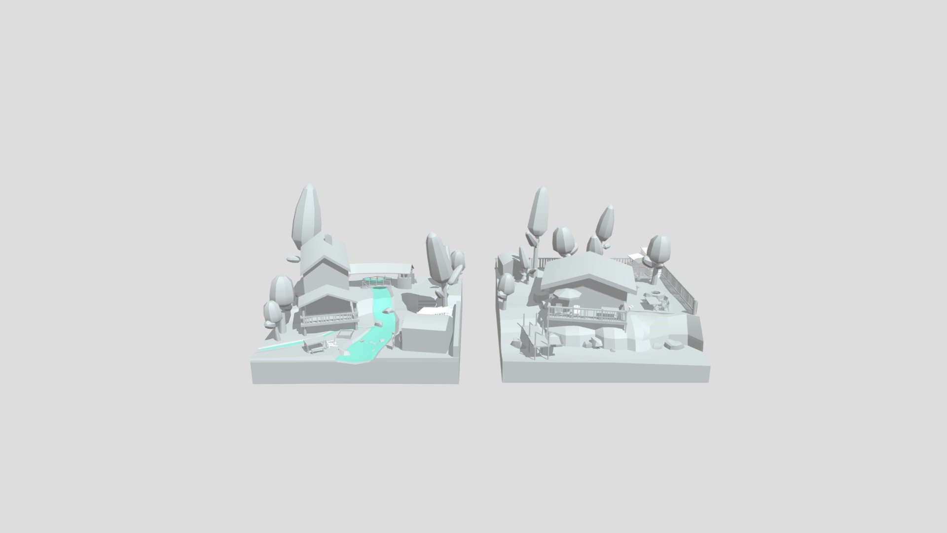 Updated Blockout - 3D model by ZainAlrubaie [24aed5f] - Sketchfab