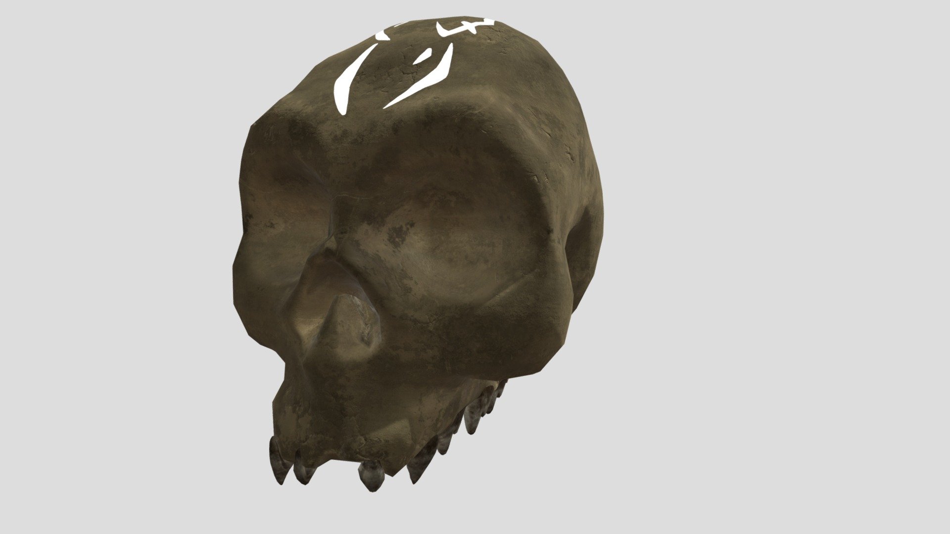 A Spooky Skull - 3D model by spookymoose13 [24b030a] - Sketchfab
