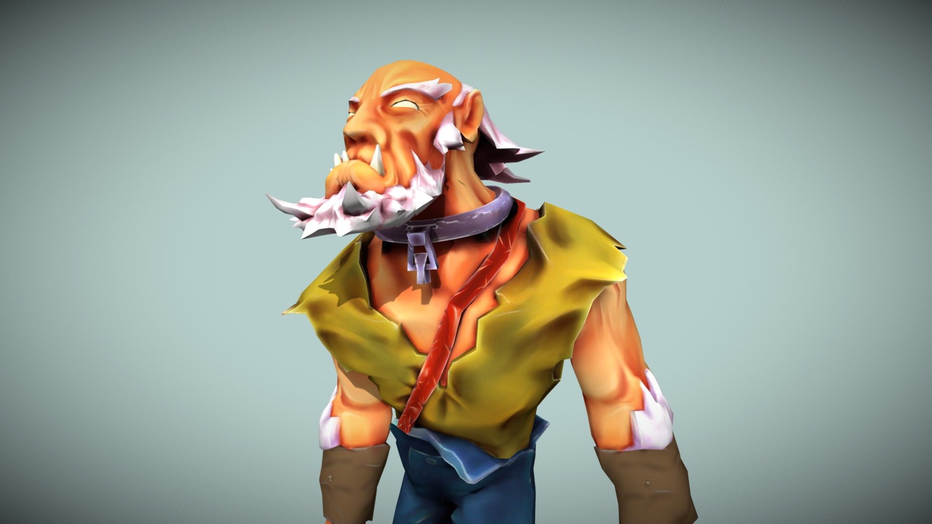 midpoly OldGuy Dedushka-Ghoul - 3D model by kommissarmanul [24b2a46 ...