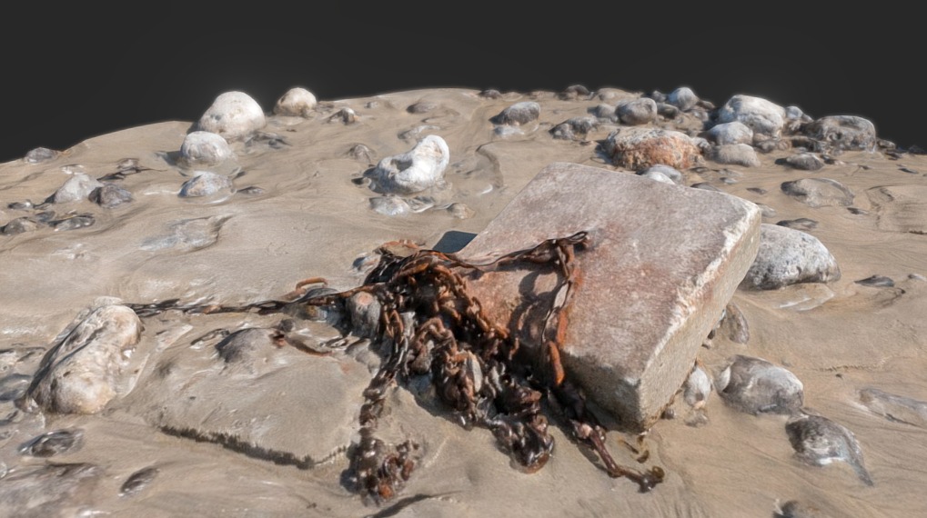 Photogrammetry - Rock And Chain - Download Free 3D model by Antoine ...