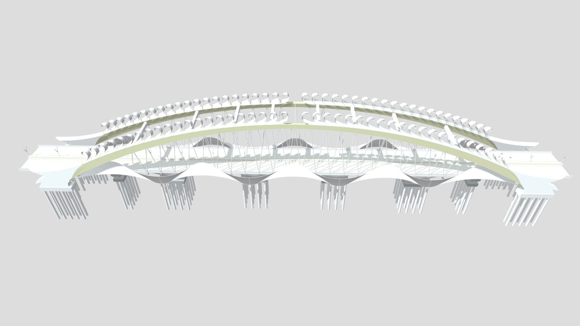 Jembatan Dirgahayu (STA 3+900) - TOL IKN 5A - 3D model by bim-infra2 ...