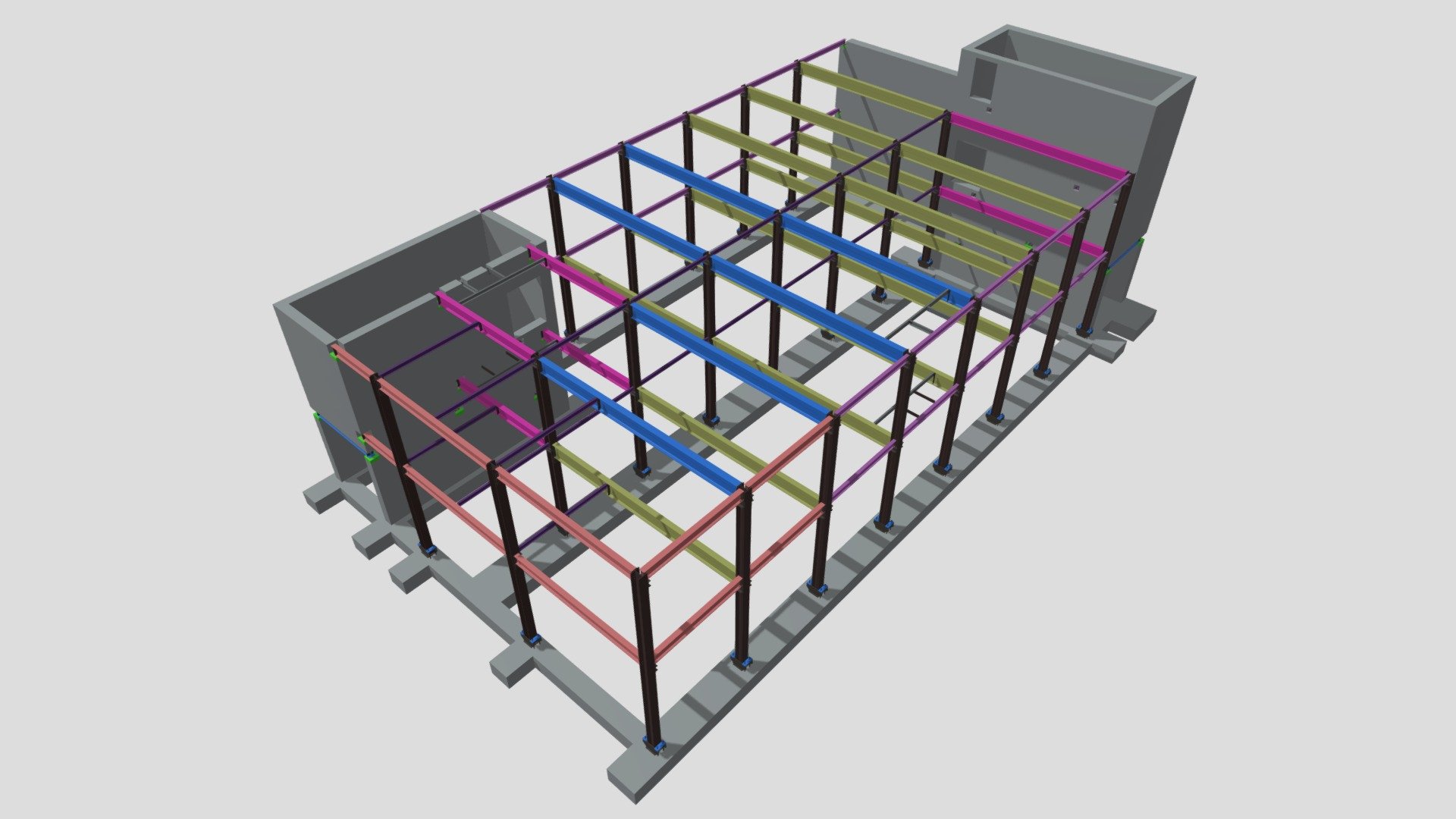 Shopping center - 3D model by iliayurchenkov [24b4463] - Sketchfab