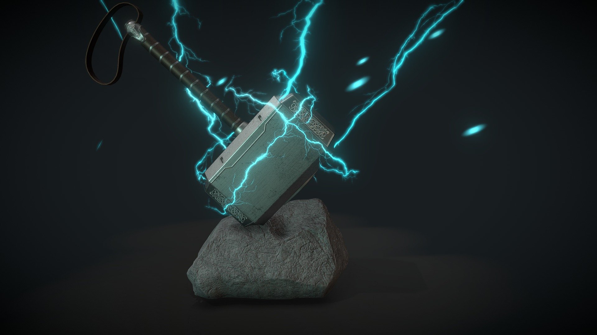 Avengers - Thor Hammer - Download Free 3D model by Gokul ...
