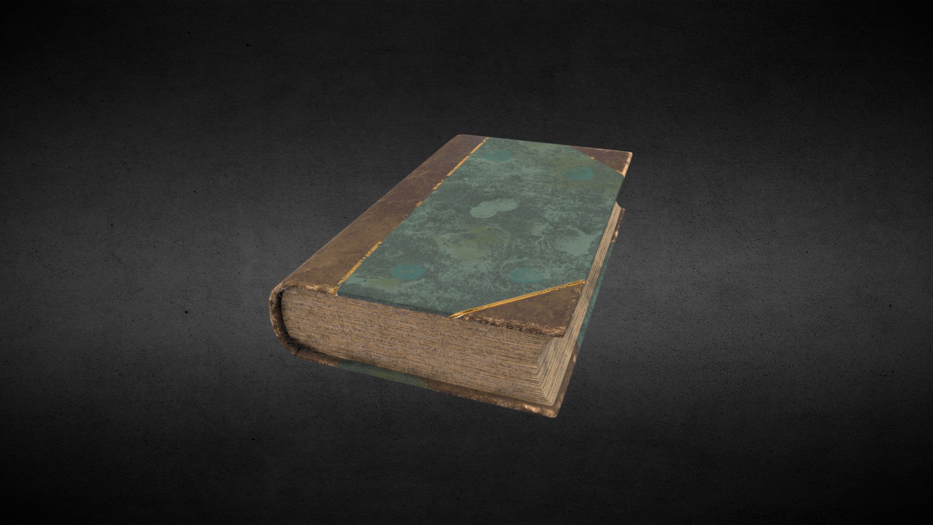 Old Book - 3D model by Myrianne L'Espinay (@myrianne) [24b81d6] - Sketchfab