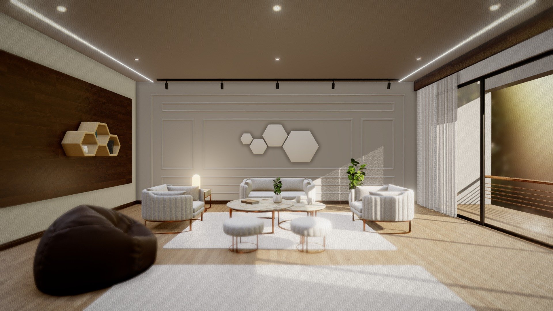 Living Room - 03 - Buy Royalty Free 3D model by 5th Dimension (@5th ...